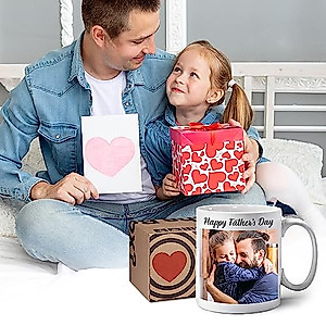 Custom Mug Personalized Photo Mug 11oz on Both Side Custom Mug with Your Picture, Logo, Text Personalized Coffee Mug Customized Gifts for Birthday Christmas Party Decoration 11oz White Wholesale