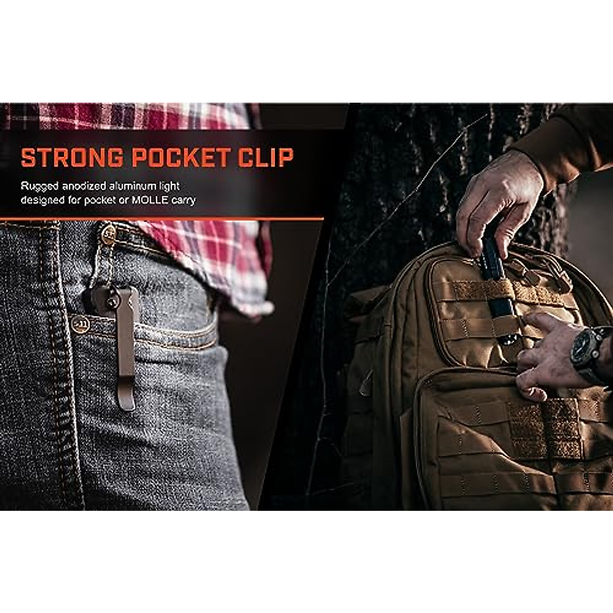 Streamlight 88811 Wedge 300-Lumen Slim Everyday Carry Flashlight, Includes USB-C Cord, Lanyard, Coyote