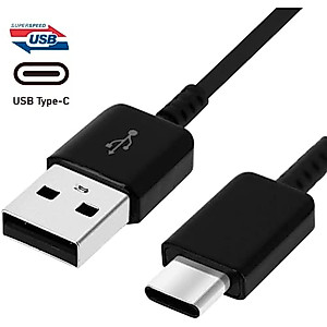 Fast Charger with USB Type C 6.6FT (2m) Cable & OTG Adapter for Samsung Galaxy S9/S9 Plus/S8/S8 Plus/S10/S10e/S10 Plus/Note 8/Note 9/Note 10/A01/A13/A03s/A21/A30/A31/A32/A33 /A51/A52/A53/A71/S20/S21