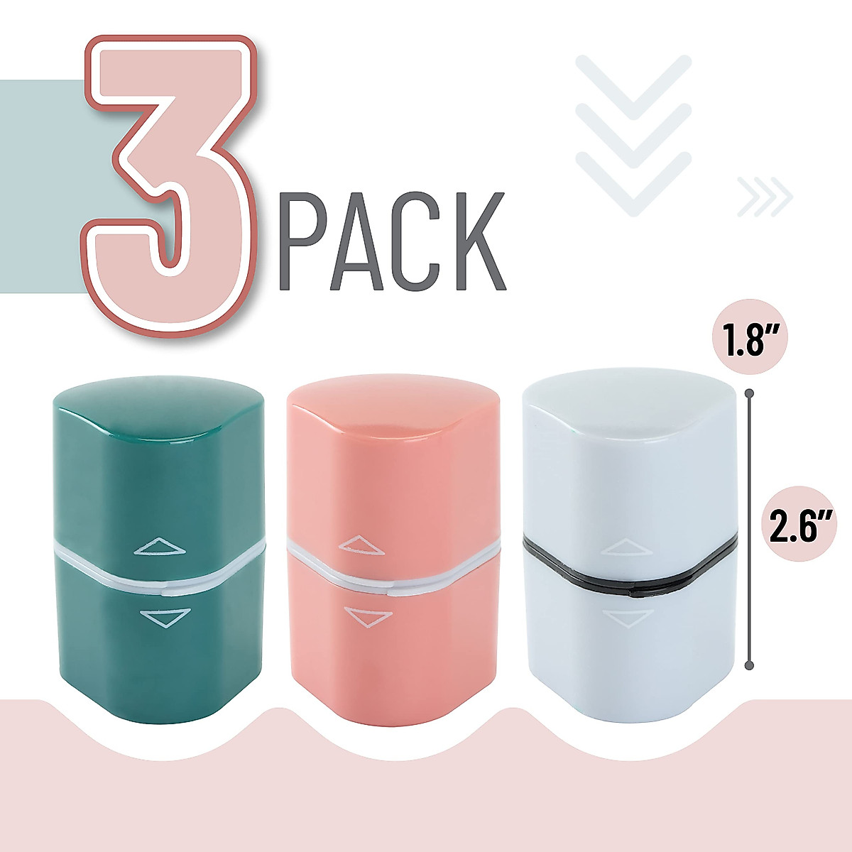 Mr. Pen- Pencil Sharpener for Colored Pencils, 3 Pack, 3 Hole, Pencil Sharpener Manual, Art Pencil Sharpeners, Jumbo Pencil Sharpener, Artist Pencil Sharpener, Colored Pencil Sharpener