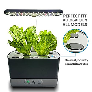 Ulrempart Plant Spacer Kit (25 Pack) for AeroGarden Plant Deck Openings, Platform Spacer Cover Lid Accessories, Compatible with Harvest, Bounty, Farm, Extra, Ultra all Models Grow Deck Openings, Black