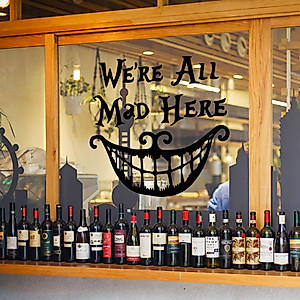 Rotumaty Halloween ‘Smiling Face’ Thriller Wall Decals Cool Wall Sticker for Bedroom Living Room Home Decoration Party Wall Art Decor