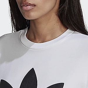 adidas Originals,womens,Trefoil Tee,White,Small