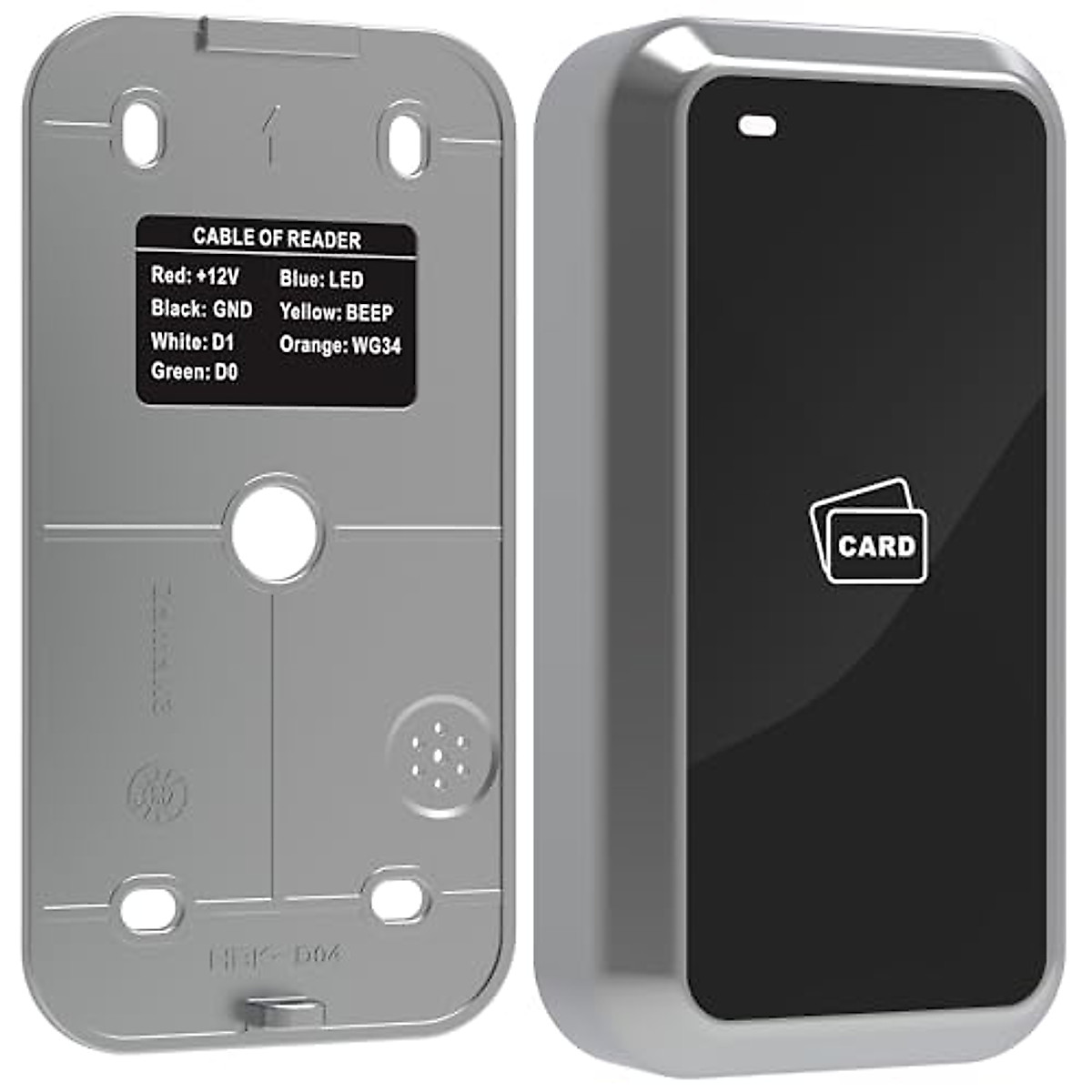 UHPPOTE Metal Structure Card Reader 125KHz Wiegand 26/34 bit Output for Door Access Control System