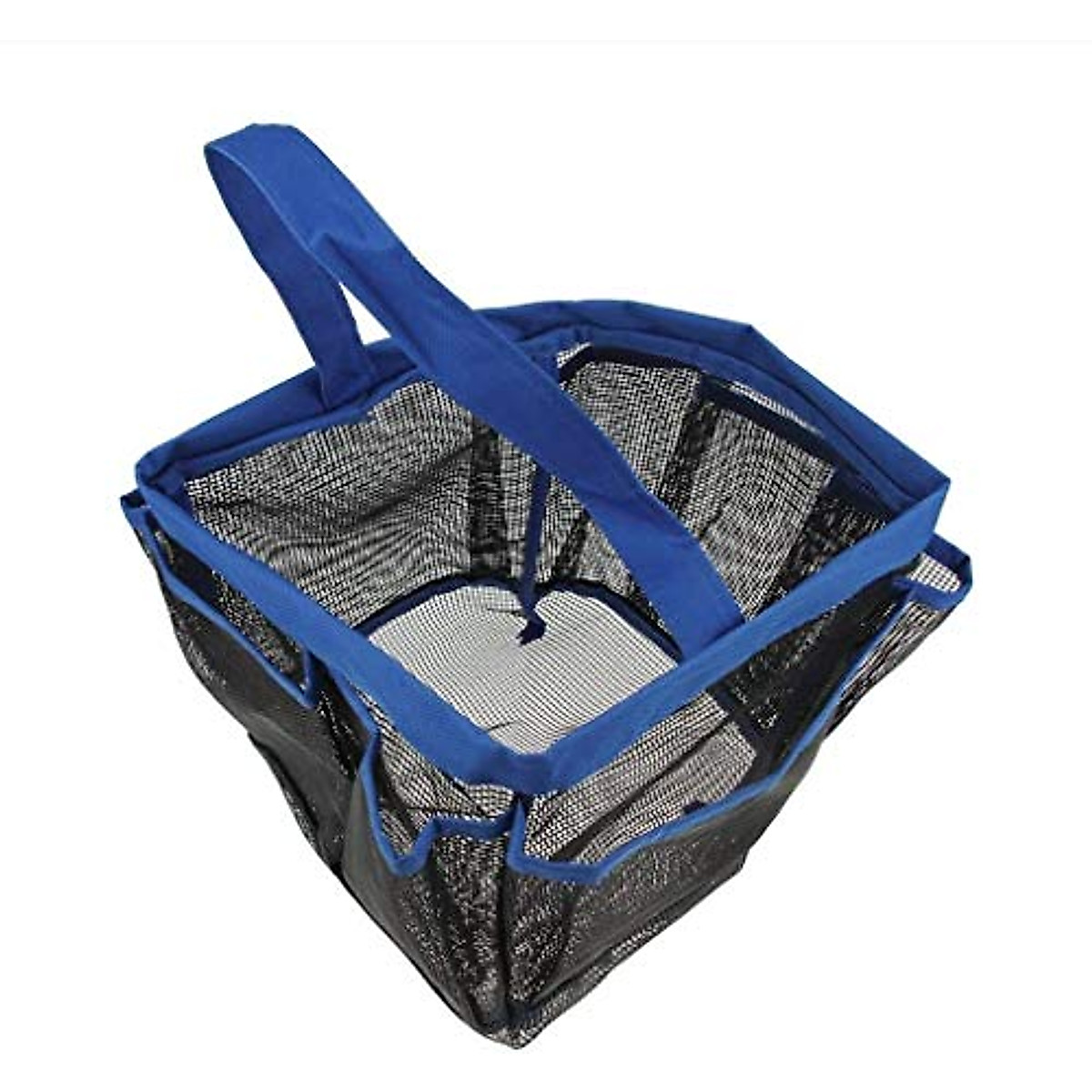 IPENNY Mesh Shower Caddy, Quick Dry Shower Tote Bag Oxford Hanging Toiletry and Bath Organizer with 8 Storage Compartments for Shampoo, Conditioner, Soap and Other Bathroom Accessories