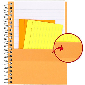 Five Star Personal Spiral Notebook, 1-Subject, College Ruled Paper, 7" x 4-3/8", Small Size, 100 Sheets, Seaglass Green (450022CH1)