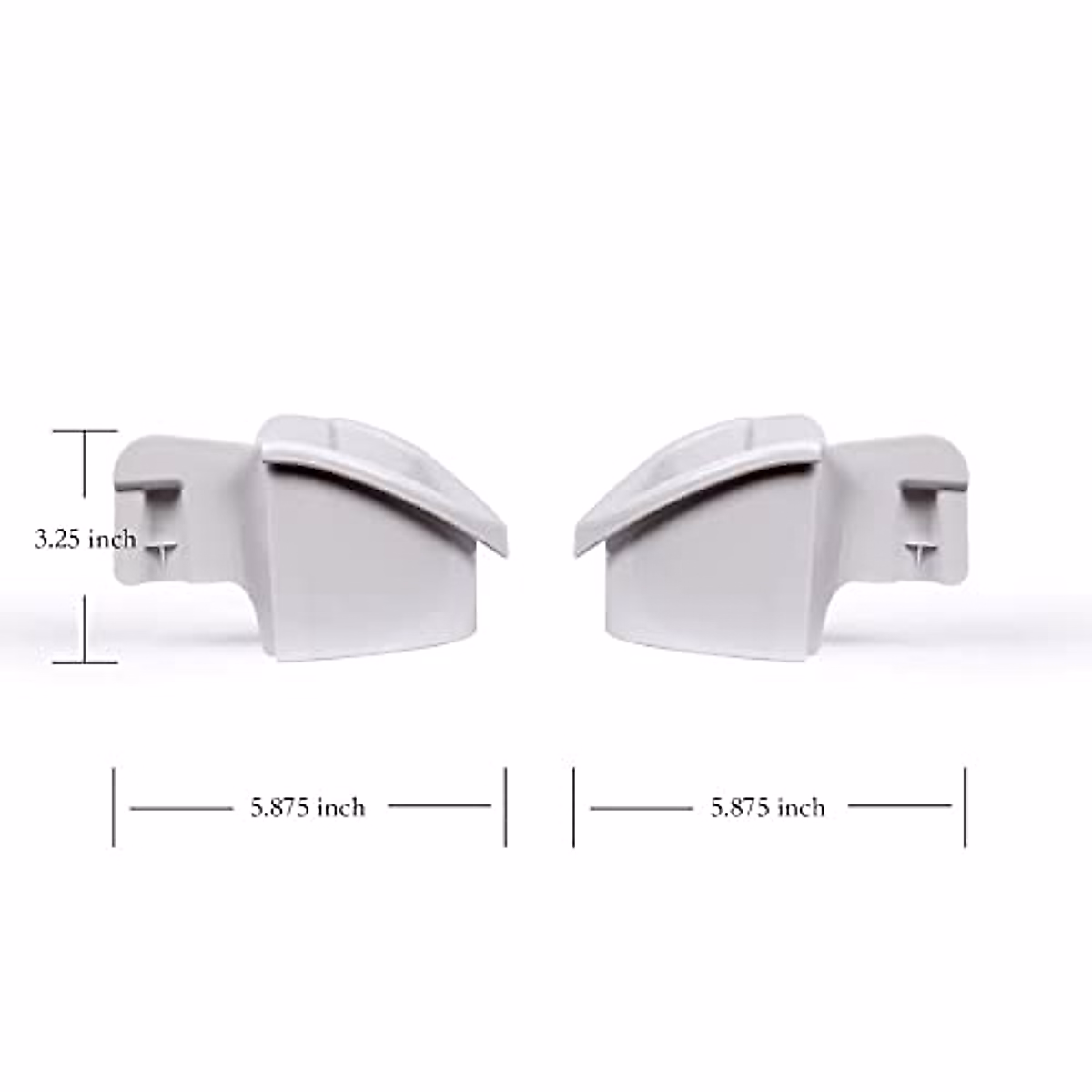 White ，240534701 Door Bar Rack Compatible with Frigidaire or Kenmore Refrigerator，PS734936, AP3214631, 948952