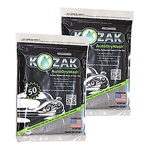 Kozak Auto Dry Wash Cloth 3.8 sq. ft. (Pack of 2)