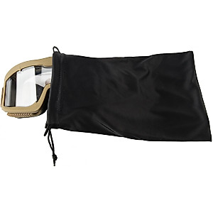 Lancer Tactical AERO Airsoft Tactical Safety Goggles -3mm Dual Pane Lens, Anti-Fog Glasses for Hunting and Cycling-One Len (TAN)