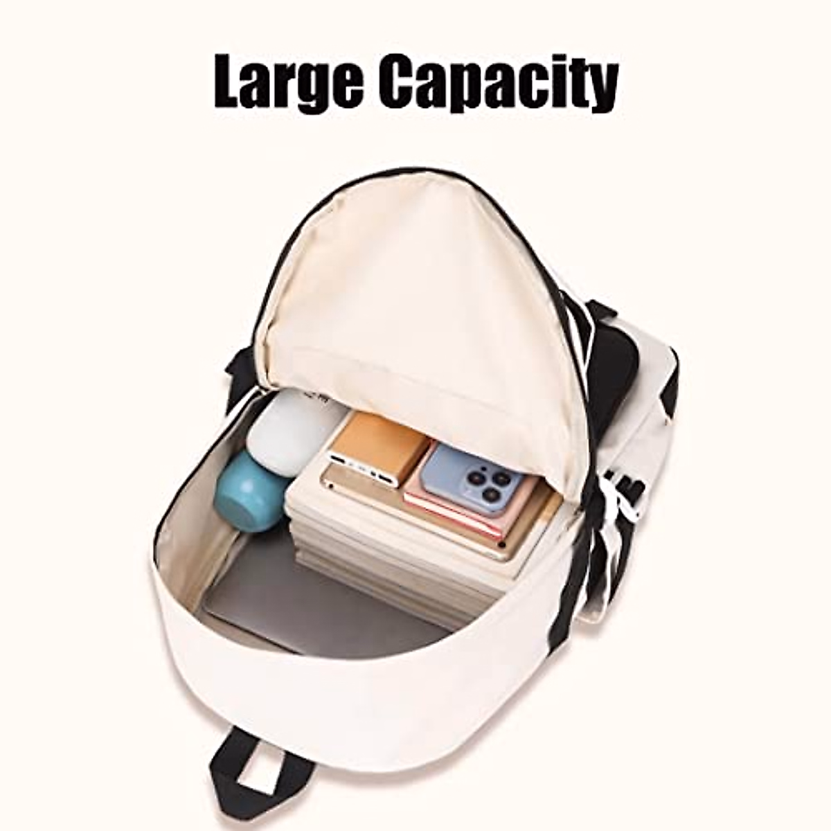 Dalicoter Genshin Impact Backpack Lumine Cosplay Backpack Business Travel Laptop Backpack School Bag With Gift