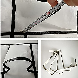 24 Pocket OTD Shoes Organizers Hanging Over The Door Shoes Rack Hanging Closet Storage Bag with 24 Large Mesh Pockets (Black)