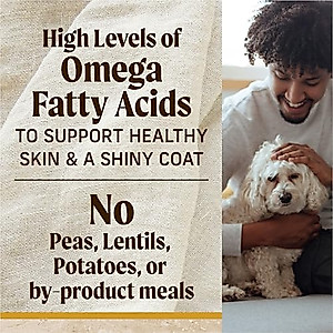 Merrick Healthy Grains Premium Adult Dry Dog Food, Wholesome And Natural Kibble With Chicken And Brown Rice - 4.0 lb. Bag