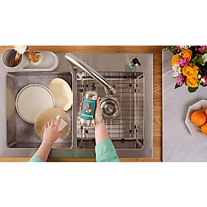 Caldrea Dish Soap, Dishwashing Liquid Made with Soap Bark, Aloe Vera, Orange Peel and Ylang Ylang Flower Essential Oils, Orange Blossom Bamboo Scent, 16 oz