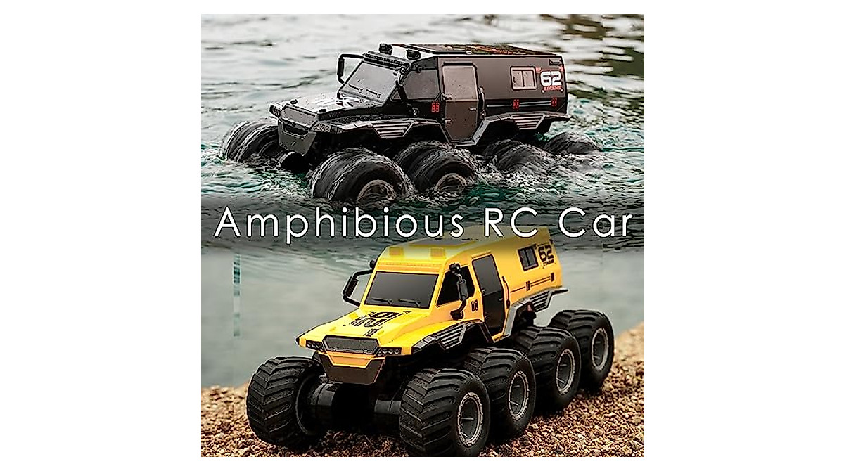 8WD Amphibious RC Truck - Ultimate All-Terrain Toy