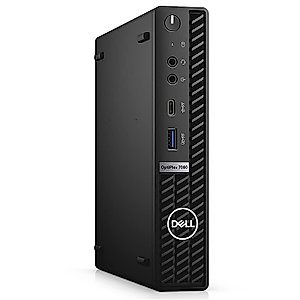 Dell OptiPlex 7080 MFF Business Micro Desktop Computer, Intel Hexa-Core i5-10500T up to 3.8GHz (Beat i7-8700T), 32GB DDR4 RAM, 1TB PCIe SSD, WiFi 6, Bluetooth 5.1, Weight Only 2.87lb, Windows 10 Pro