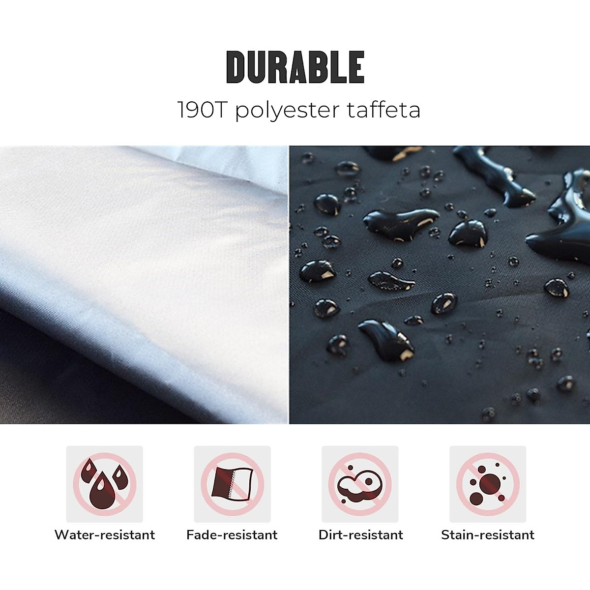 Tnfeeon Outdoor Swing Canopy Replacement Porch Top Cover for Patio Yard Seat Swing Glider Protector for Garden Poolside Balcony Backyard 74.80 X 51.97 X 5.91 Inch (Only Cover)(Black)