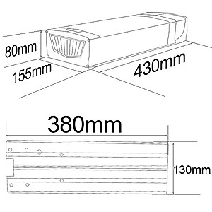 UnitPackPower 48V 20Ah Rear Rack Ebike Battery Lithin-um Ion for 1000W/750W/500W Electric Bike fit for Voilamart Bafang Tongsheng and Other Motor