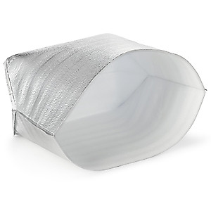 ZEAYEA 10 Pack Insulated Shipping Bags, 13.2" x 8.7" x 13.2" Thermal Box Liners for Frozen and Hot Food, Large Waterproof Reusable Insulation Bags for Shopping Bag Insulation Lining Camping Picnic