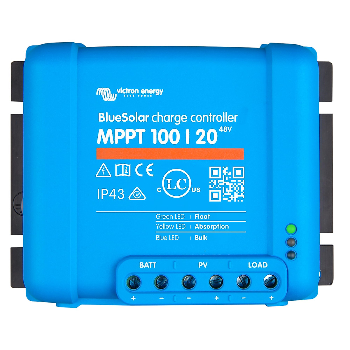 Victron Energy BlueSolar MPPT 100V 20 amp 48-Volt Solar Charge Controller