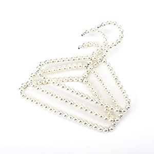 Balacoo 3pcs Kids Supplies Accessories Beads Drying White Baby Dress New for Hanger Clothes Pet Faux Children Puppy Coat Dog Hangers Cm Rack Cat Costume Grooming Animals Chihuahua Pearl