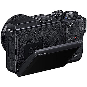 Camera EOS M6 Mark II Mirrorless Camera with 15-45mm Lens and EVF (Black) with 64GB Memory, Padded Carrying Bag, High Speed Card Reader + More (18 Items)
