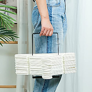 HAKDAY Hanger Stacker Organizer Stand, Portable Hanger Holder Laundry Room Organization Hanger Rack Storage(Black)