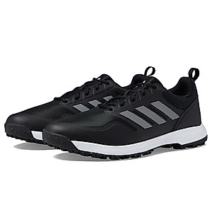 adidas Men's Tech Response Spikeless 3.0 Golf Shoes, Core Black/Footwear White, 8.5 Wide