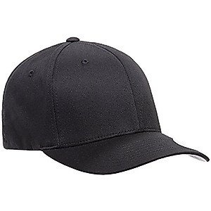 Flexfit 6277 Wooly Combed Twill Cap Black