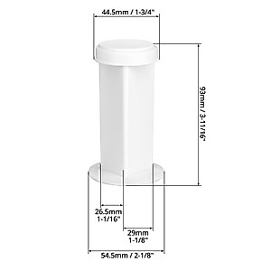 QWORK Stain Multiple Slides at Once with Polypropylene Coplin Jars, 5-10 Slides Capacity Each, 3 Pack
