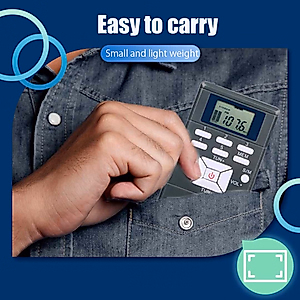 Retekess Wireless Microphone Headset System with 1 TR503 Transmitter and 5 PR13 FM Radio Receiver, Fm Listening System for Church,Training,School(Case of 1 Transmitter 5 Receivers)