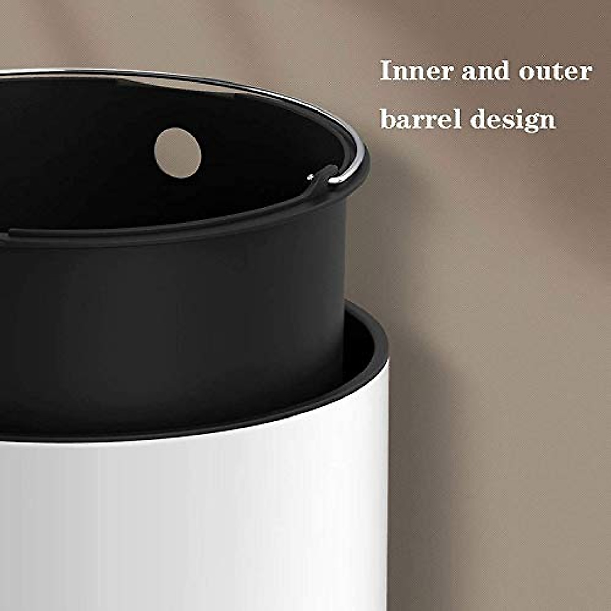 CXDTBH Home Living Room Automatic Trash Can Rechargeable Touchless Trash Can for Bathroom and Kitchen (Color : D, Size : 12l)