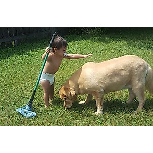GoGo Stik XP Totally Clean Pro Pooper Scooper with Bags for All Dog Pet Waste Cleanup. 37inch. Keeps Hands and Scooper Clean. Use Store Bags or Heavy Dootie Bags. Unbreakable FRP Handle.