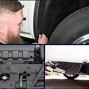 100PCS Car Clips Fasteners,Premium Nylon Push-in Fender Liner Clips for Car Accessories Replacement,Universal Car Push Retainer Clips #90467-07201 Compatible with Lexus Toyota Corolla