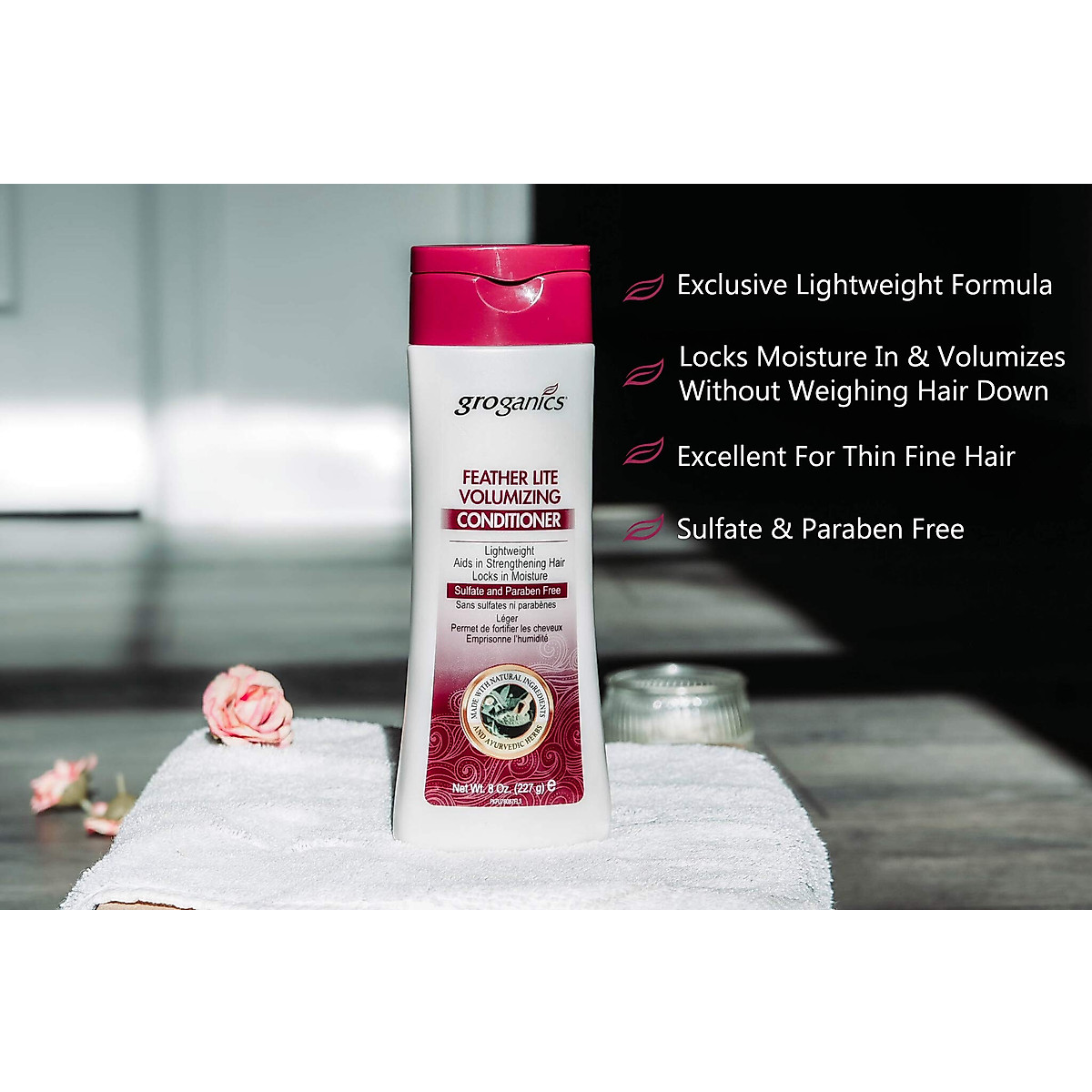 Groganic DHT Feather Lite Conditioner 8 oz.