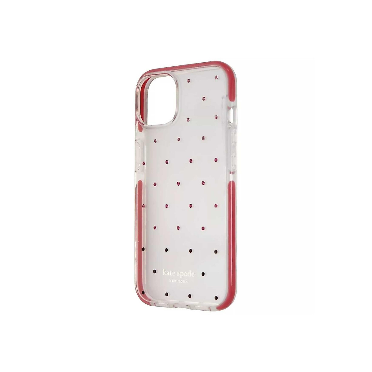 Kate Spade New York Protective Hardshell Case for iPhone 13 - Pin Dot Ombre Pink/Clear (Pin Dot Ombre/Clear)