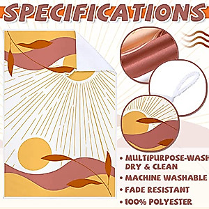 Frienda 4 Pieces Leaves Kitchen Towels 16 x 24 Inch Dish Towels Bathroom Hand Towels Set Absorbent Hand Drying Cloth Hand Towels for Kitchen Bathroom (Casual Style)