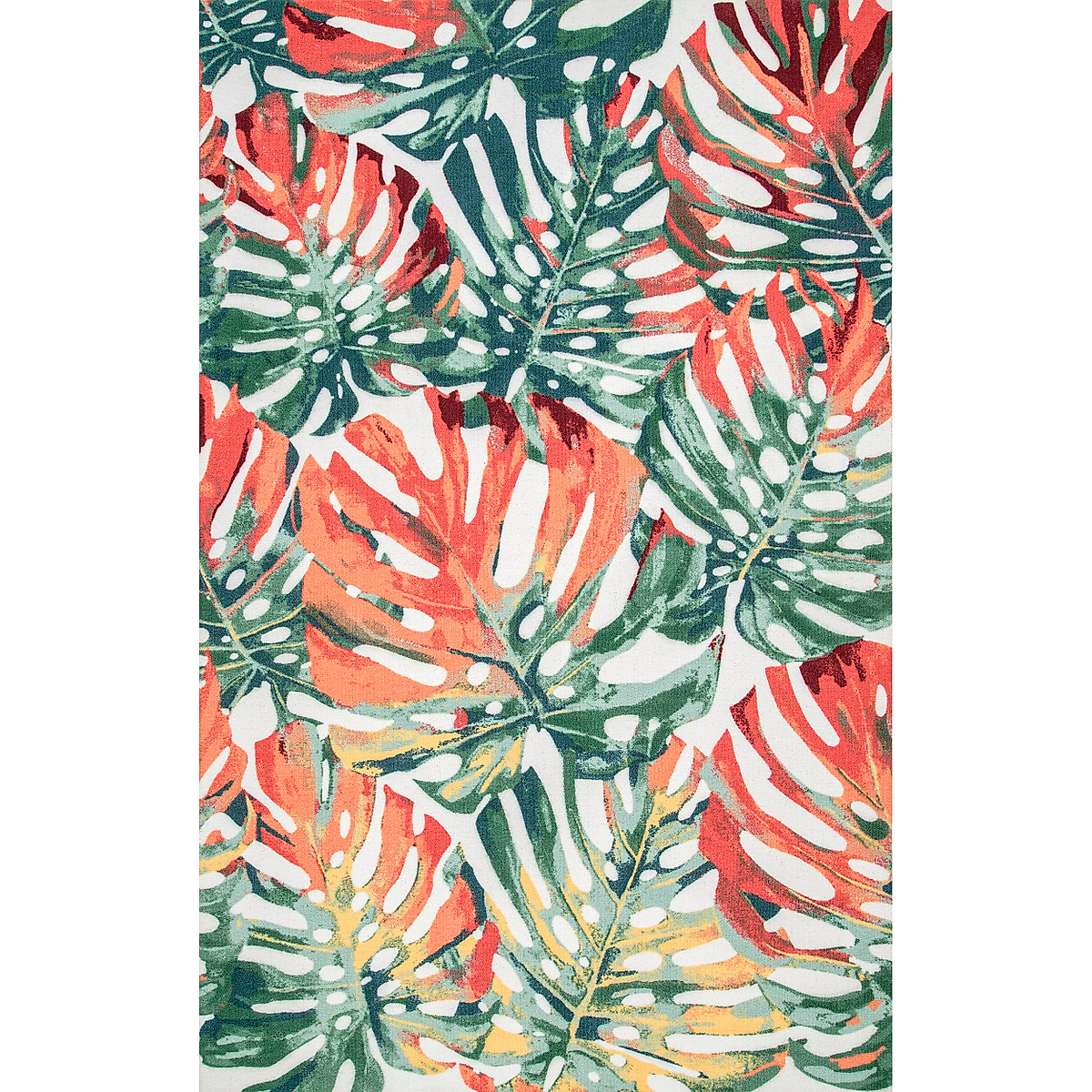 nuLOOM Contemporary Floral Janice Area Rug, 9x12, Multi
