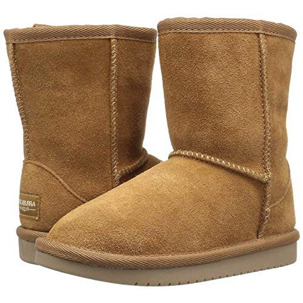 Koolaburra by UGG Kids Koola Short Fashion Boot, Chestnut, 03 Youth US Little Kid