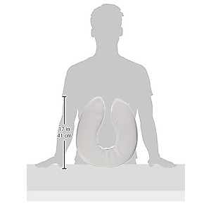 Raised Toilet Seat Cushion, 2" High Padded Comfort Support, Universal Fit, Portable with Adjustable Fastening Straps