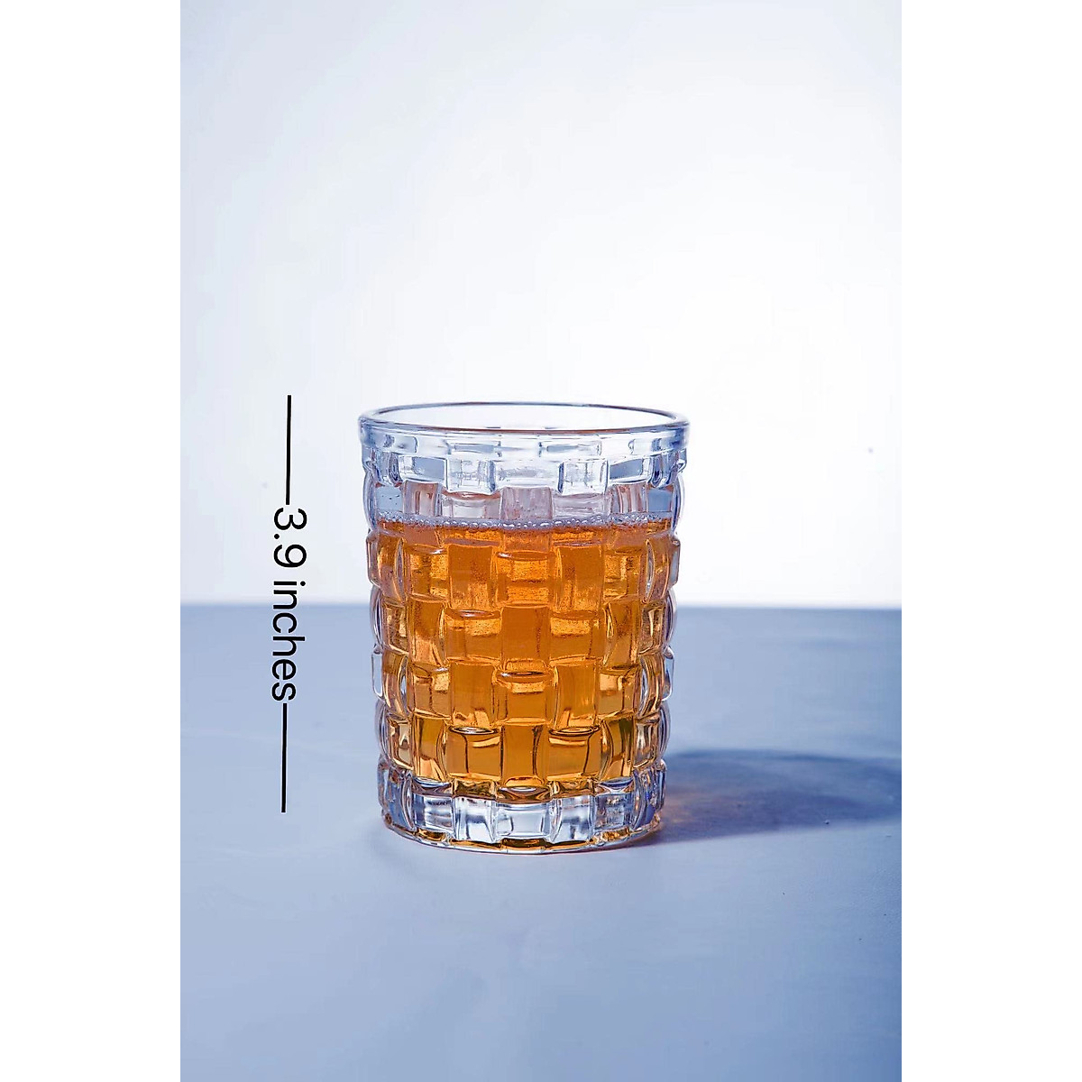 NiLor Clear Water Glasses Drinking Glasses 8.5 Ounce, Wine Glasses Set of 6, Glass Cups Set Drinkware Good for Party Wedding