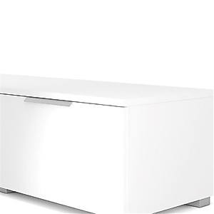 Tvilum Match TV Stand, White High Gloss
