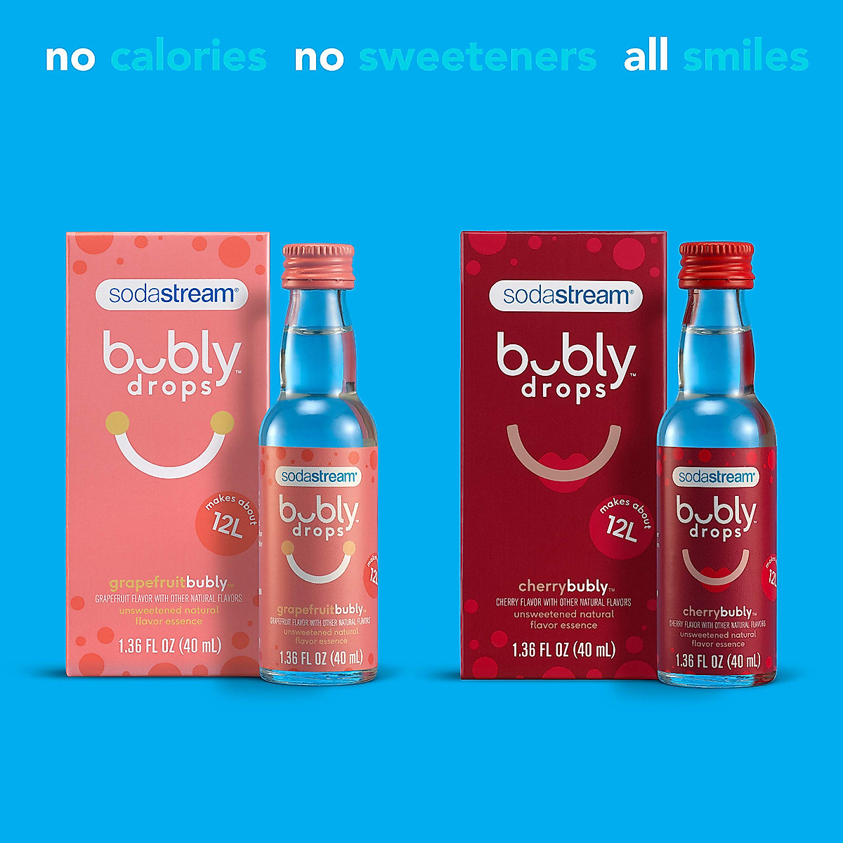 SodaStream Fountain Jet Sparkling Water Maker, Bundle with bubly drops, Black