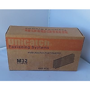 M15-1-1/4"Senco M Series Galvanized Staples 3/8" Crown 18 Gauge 5000/Box