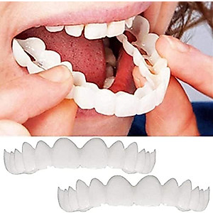The Latest Denture Veneer is Used for Temporary Tooth Restoration, which is Comfortable and Simple. Four Universal Cosmetic dentures for Men and Women