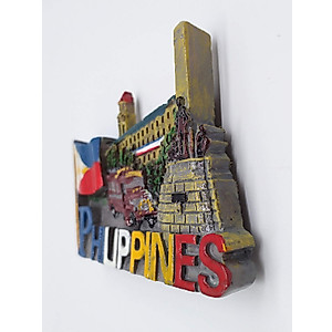3D Philippines Fridge Magnet, Home & Kitchen Decoration ，Magnetic Sticker Philippines Refrigerator Magnet