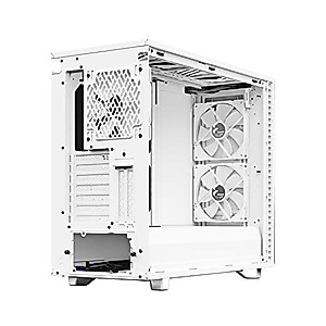 Fractal Design Define 7 White Brushed Aluminum/Steel E-ATX Silent Modular Tempered Glass Window Mid Tower Computer Case