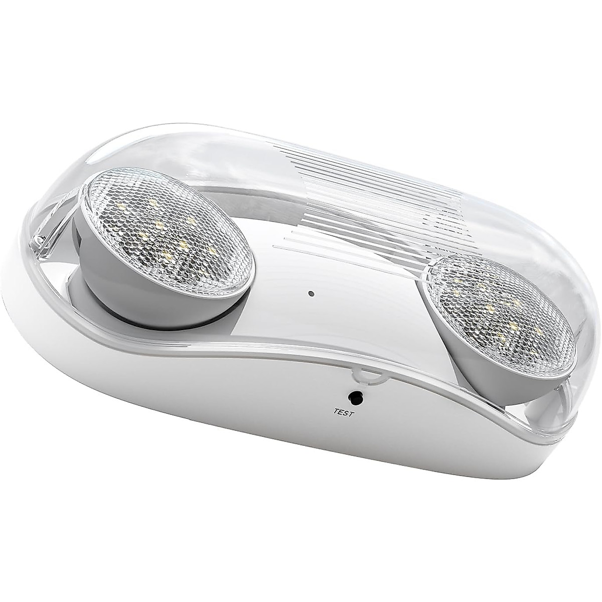 Outdoor Rated High Output White LED Emergency Light (Bug Eyes) with Battery Backup, Wet Location Listed, 90-Minute Minimum Capacity, 120V-277V | 1 Pack