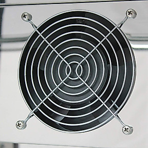 Procool Residential 2-door Glass Front Stainless Steel Back Bar Cooler; Undercounter 33" Height