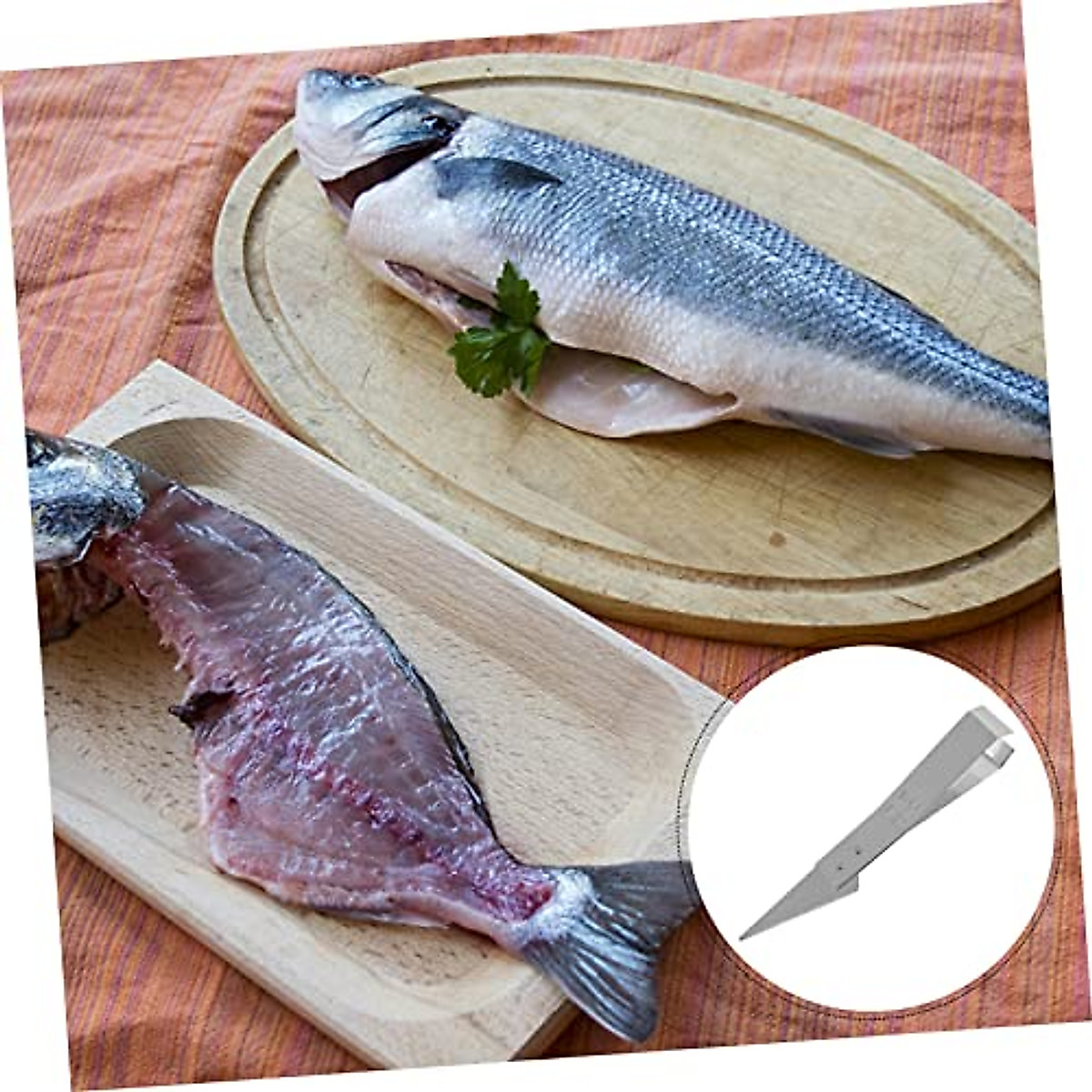 Grill Scraper Tool 10pcs Hair Puller Seafood Tools Hair Shaver Pin Bone Pliers Flat Hair Pliers Wool Puller Chicken Hair Tweezers Boneless Fish Bone Kitchen Supplies Razor Silver