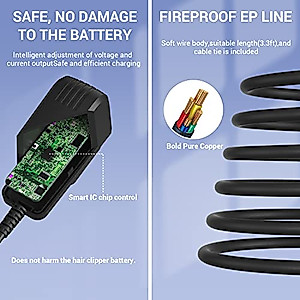 5V 1A Adapter for Andis Shaver Charger Power Cord, Replacement Andis Charger Compatible 17150 17165 TS-1 TS-2 Foil Shaver